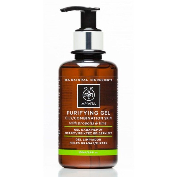 APIVITA GEL PURIFICANTE ROSTRO PIELES MISTAS A GRASAS 200 ML - farmaciaelbierzo.com