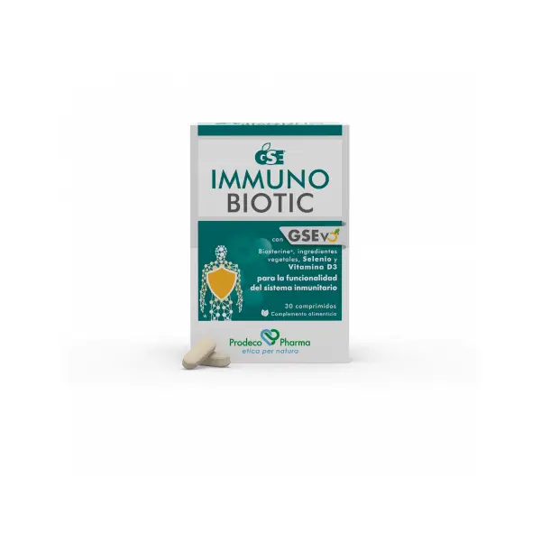 GSE IMMUNOBIOTIC 30 COMPRIMIDOS - farmaciaelbierzo.com