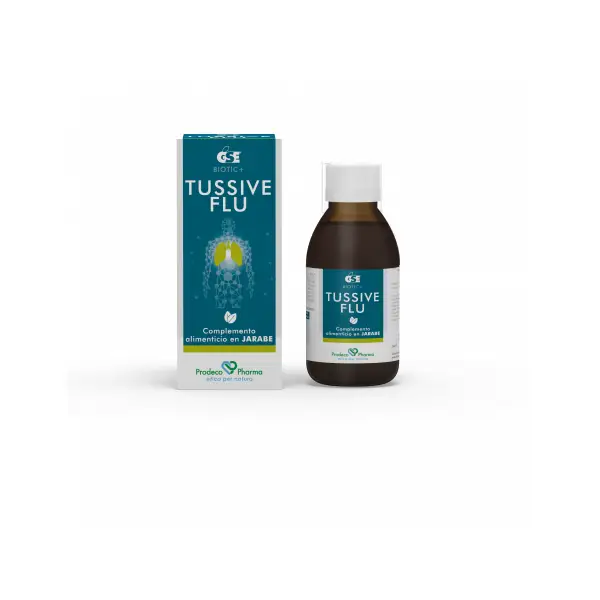 PRODECO GSE BIOTIC + TUSSIVE FLU 120 ML - farmaciaelbierzo.com